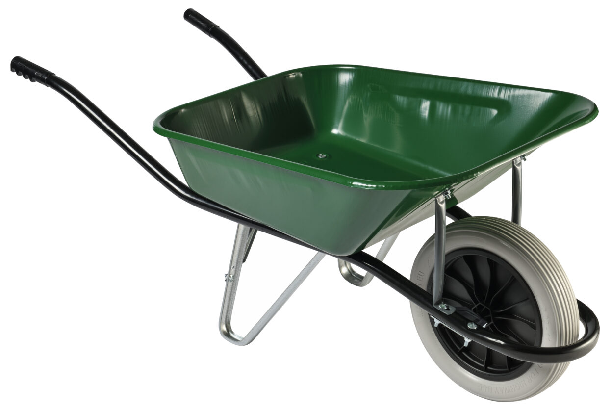 CARGO MEDIUM 100L Painted Wheelbarrow with Puncture Proof Wheel ...